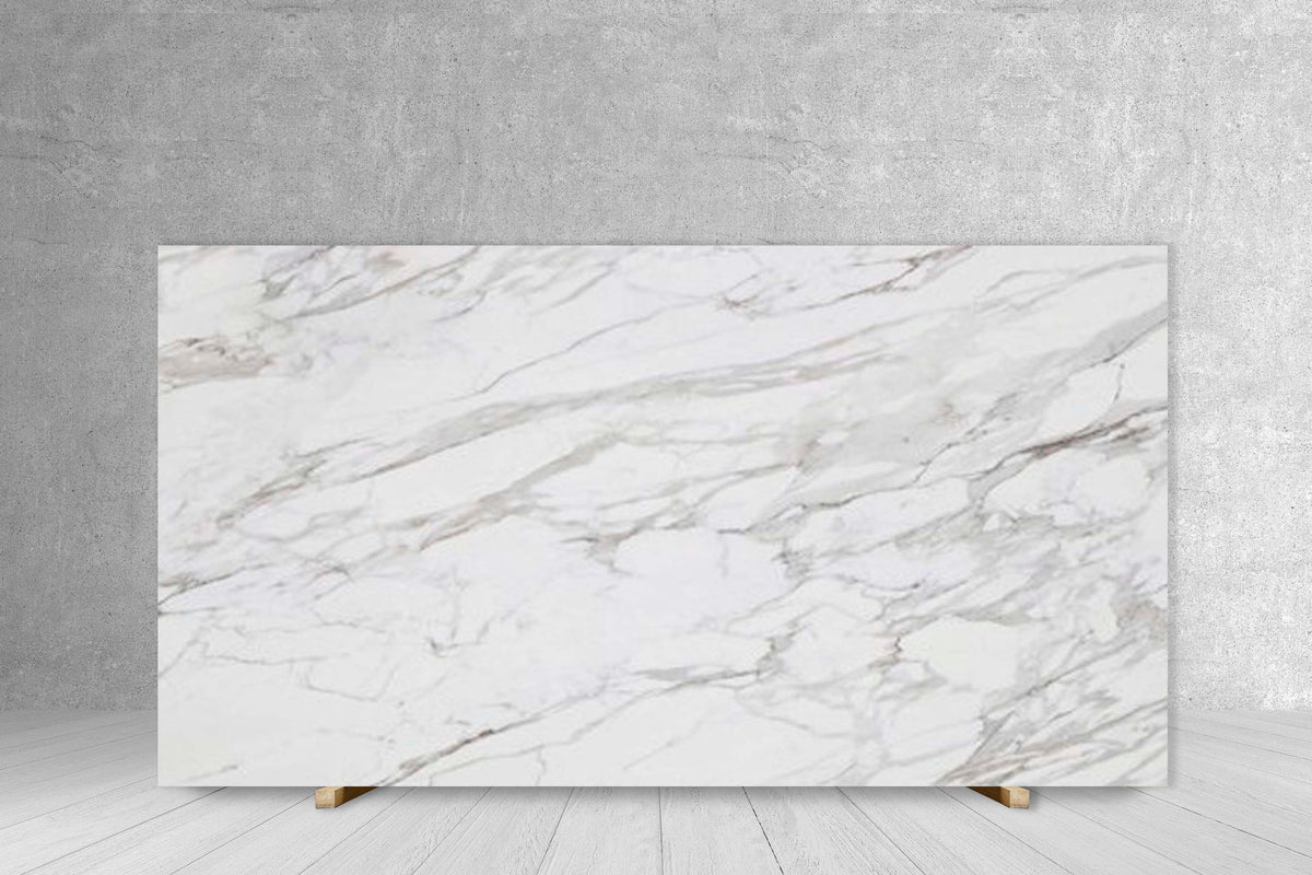 CALACATTA WOW TECH SIDE B" 1/2" SATIN — Marble Unlimited Inc