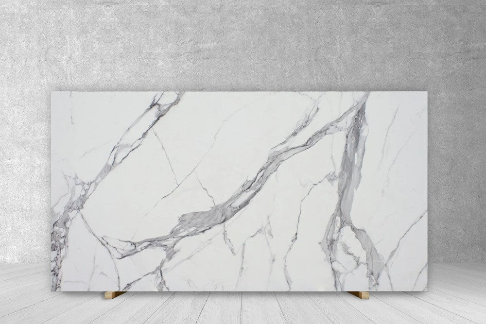 STATUARIO EXTRA TECH SIDE B" 1/2" POLISHED — Marble Unlimited Inc