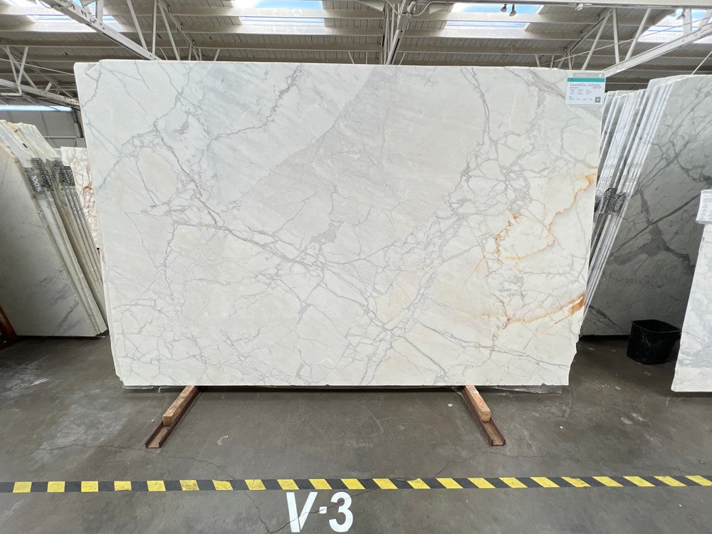 MARBLE CALACATTA CARRARA POLISHED 3/4 — Marble Unlimited Inc