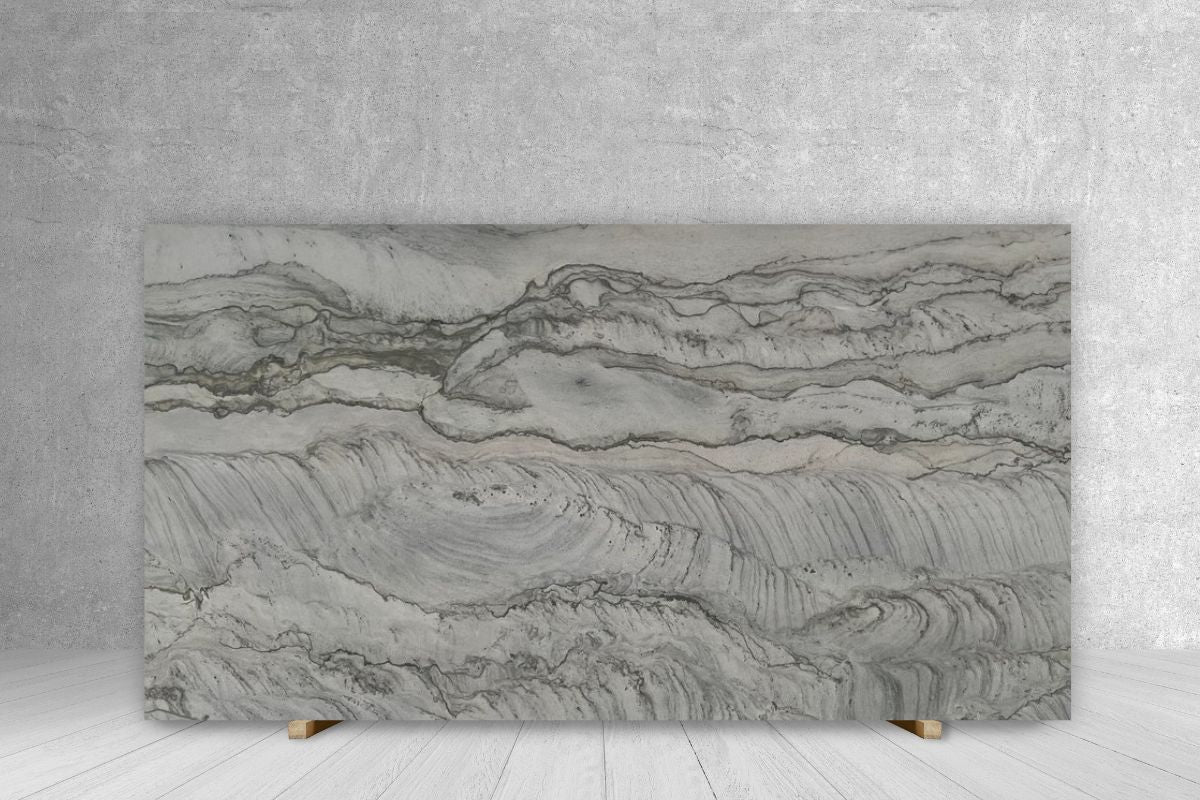 QUARTZITE SILVER MOON POLISHED 3/4 — Marble Unlimited Inc