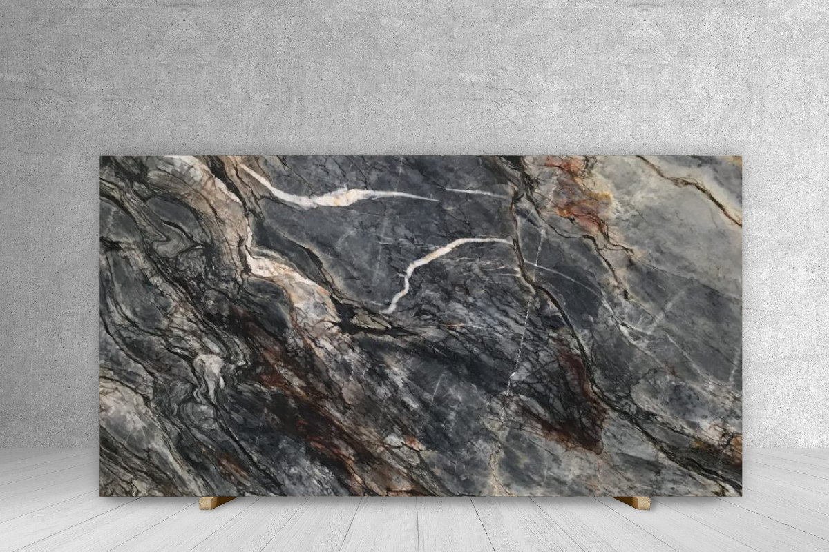 QUARTZITE TEMPEST BLUE POLISHED 3/4 — Marble Unlimited Inc