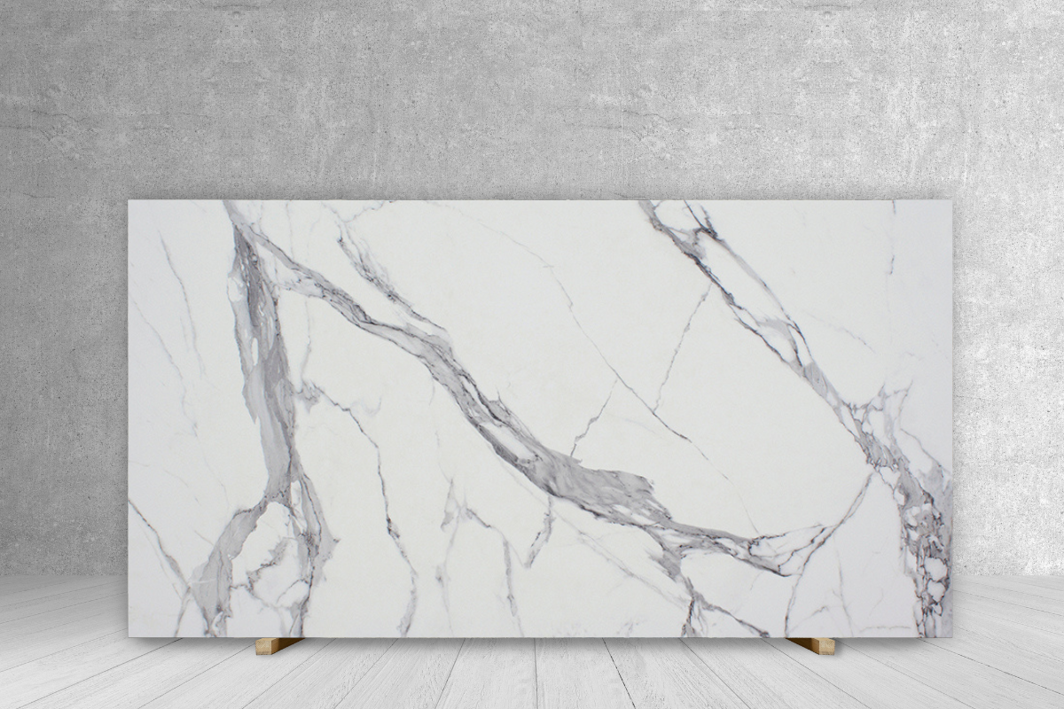 STATUARIO EXTRA TECH SIDE A" 1/2" POLISHED — Marble Unlimited Inc